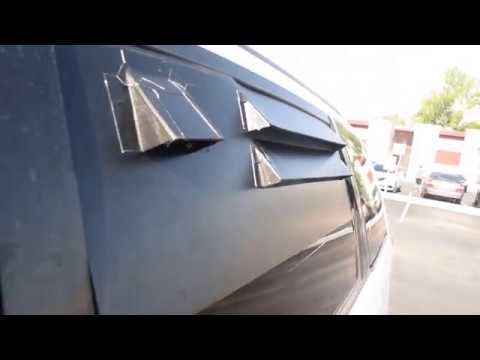 Van Build Day 1: Minivan window vent and air circulation fan build ...