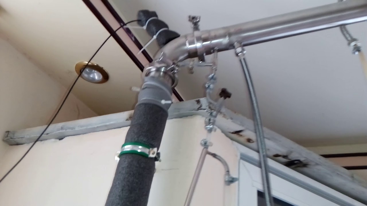Continous Distillation-Rectification Column First Start - YouTube