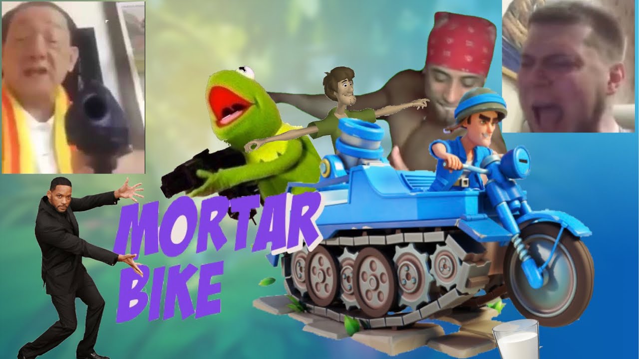Mortar bike - YouTube