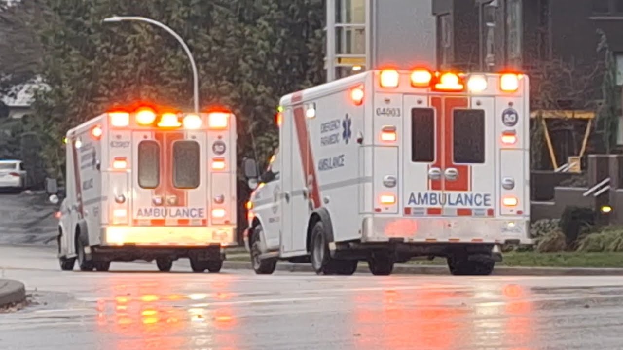 **2 in 1** BCAS BLS Unit 64003 + ALS Unit 63907 Responding/Arriving ...