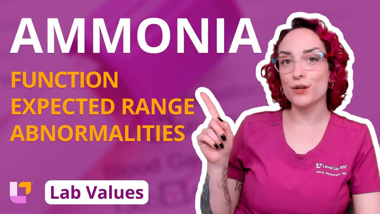 Ammonia: Adult Lab Values, Expected Ranges and Abnormalities - Nursing ...