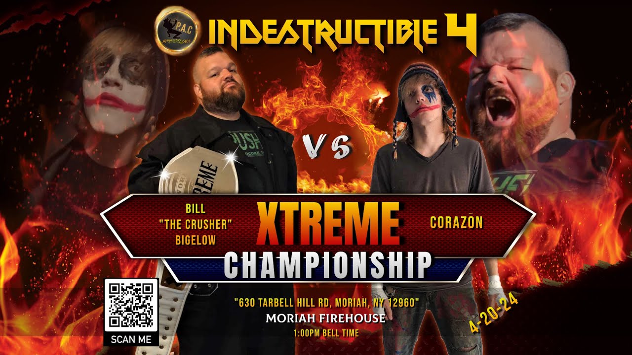 Bill The Crusher Bigelow vs CoraZon Xtreme Title 4-20-2024 - YouTube
