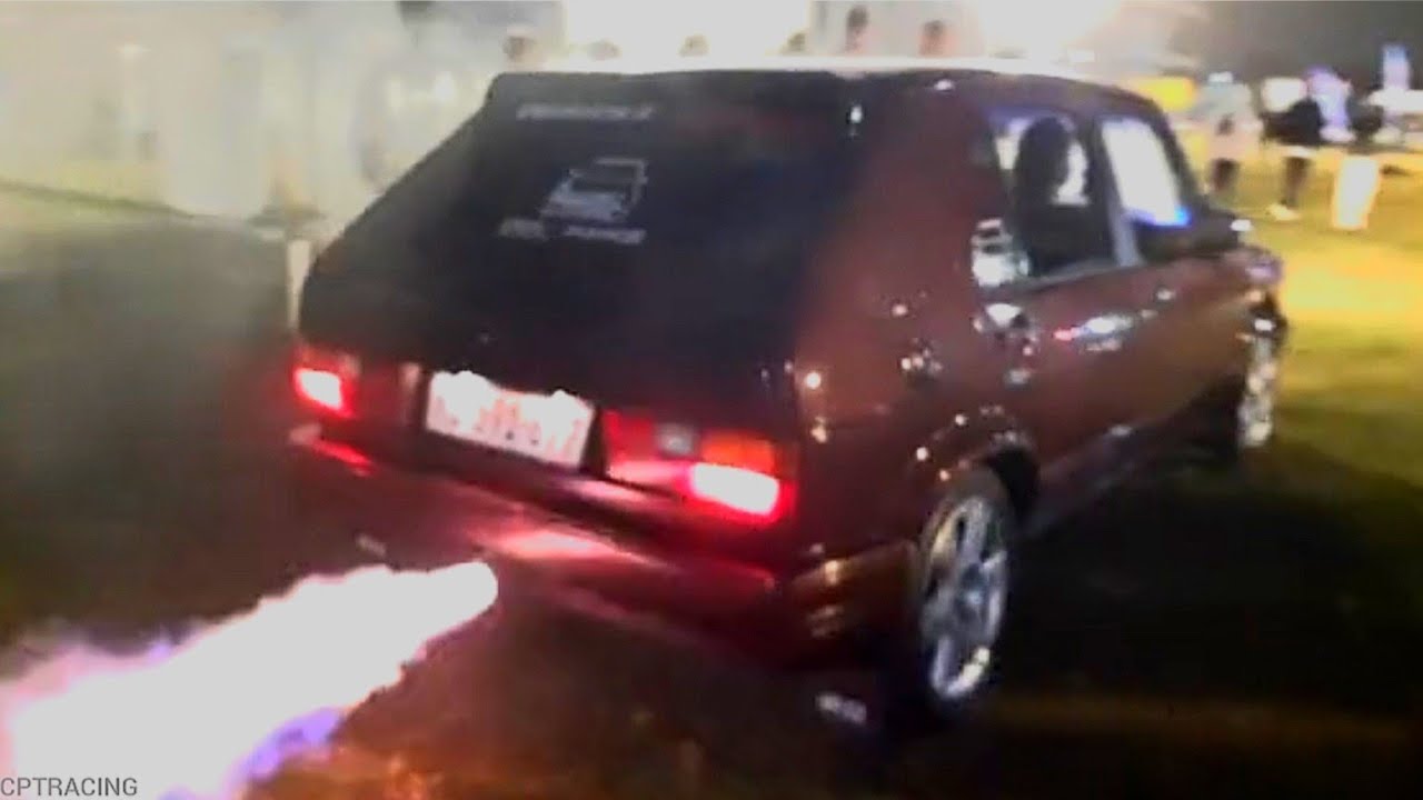 R32 SWOP GOLF MK1, SHOOTING HUGE FLAMES!!! 😱🔥 - YouTube