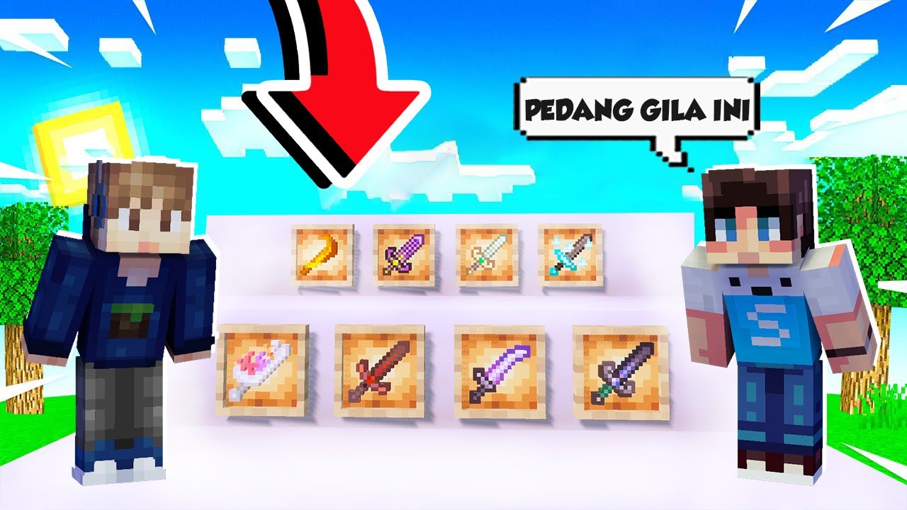 20 SENJATA RAHASIA PALING KUAT YANG ADA DI MINECRAFT!!! - YouTube