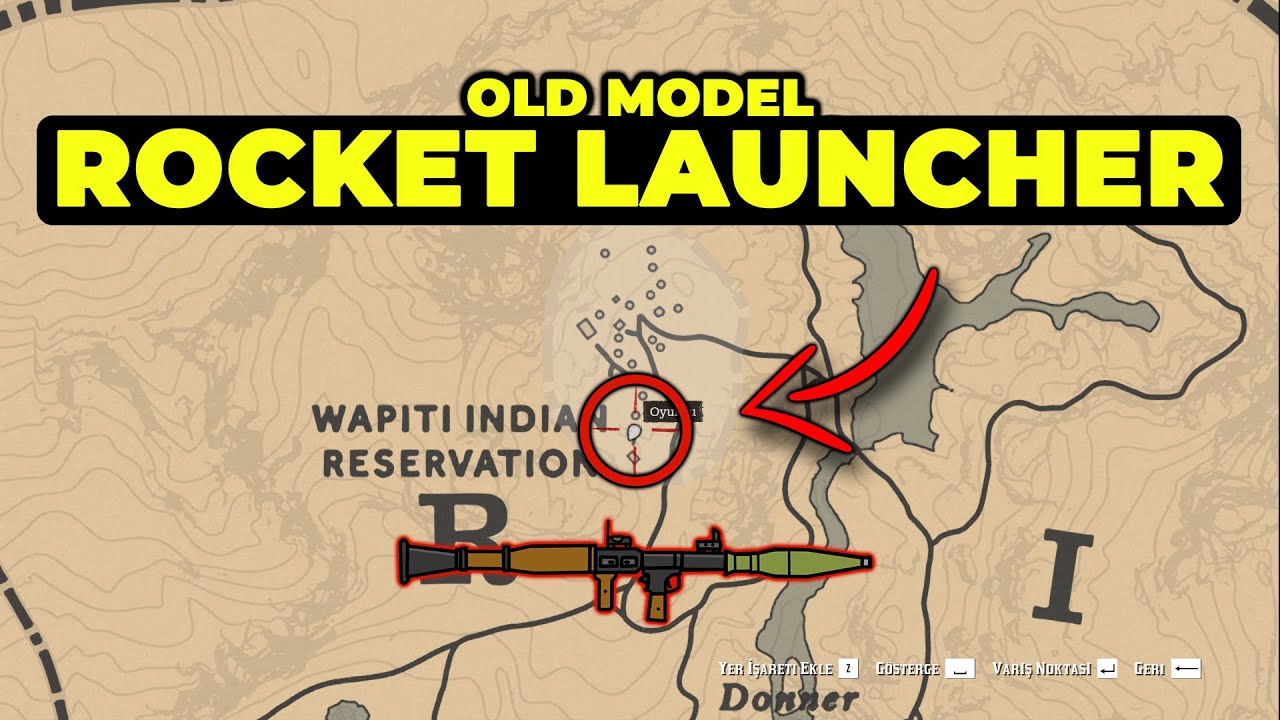 This weapon is actually a ROCKET Launcher - RDR2 - YouTube