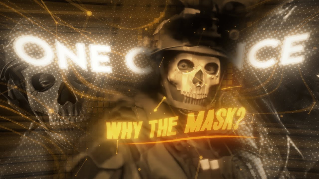 WHY THE MASK? ghost edit || one chance - YouTube