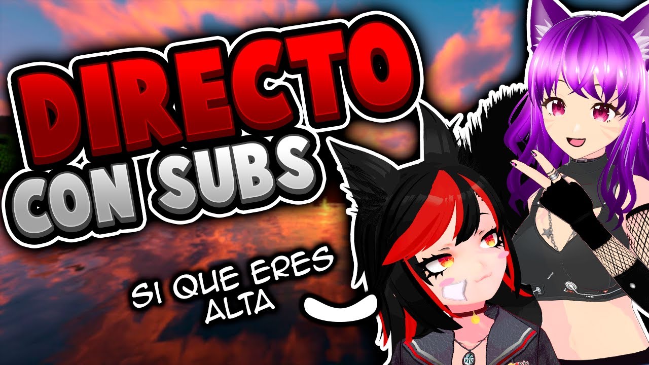 [VTUBER🐺]🔴EN DIRECTO de MINECRAFT NO PREMIUM 1.8.9 con SUBS | COLLAB CON SAKURA1416 - YouTube