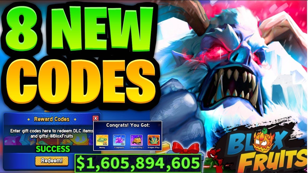 All *NEW* Blox Fruits Codes For Both 2X EXP & Stat Resets March/April ...