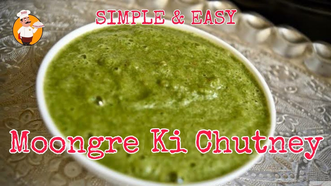 Moongre ki Chutney Recipe in Punjabi - Salariaz Kitchen | Radish Pod ...