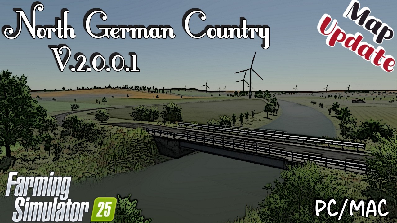 Map Update | North German Country | PC/MAC Only | V.2.0.0.1 | Farming ...