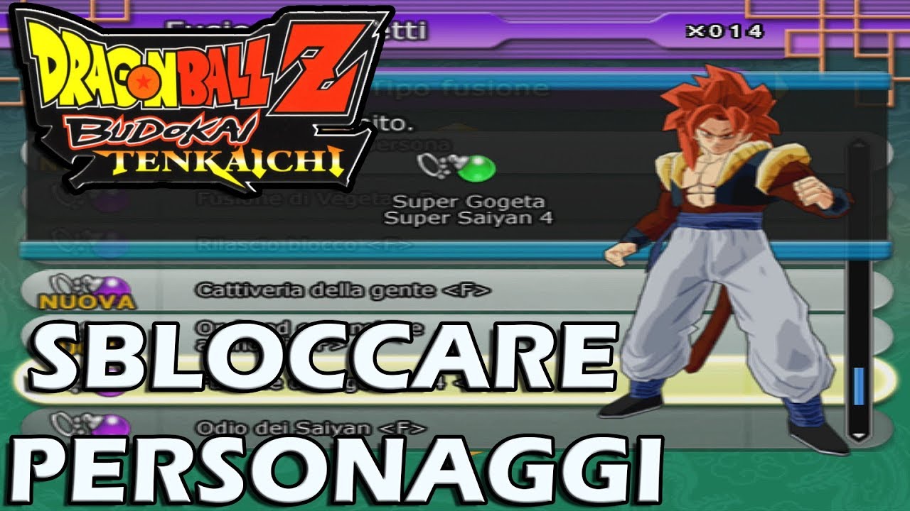 Dragon Ball Z Budokai Tenkaichi 1 | Come Sbloccare Tutti I Personaggi ...