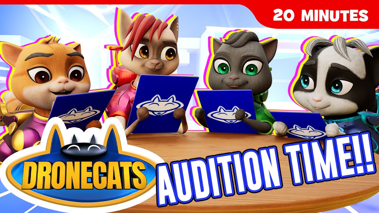 😸DRONECATS: 20min Mashup!🦹‍♀️ | Superhero Cartoon | 13 - YouTube