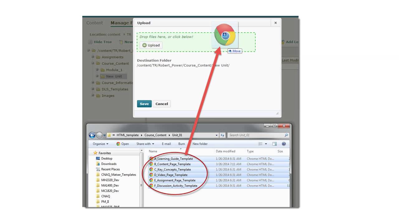 Accessing the CNA Q D2L Development Templates - YouTube