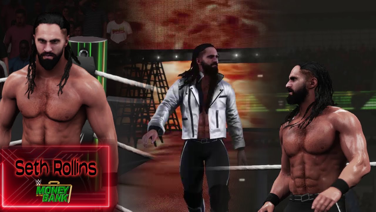 WWE2K19 : Seth Rollins MITB '21 Mod - YouTube