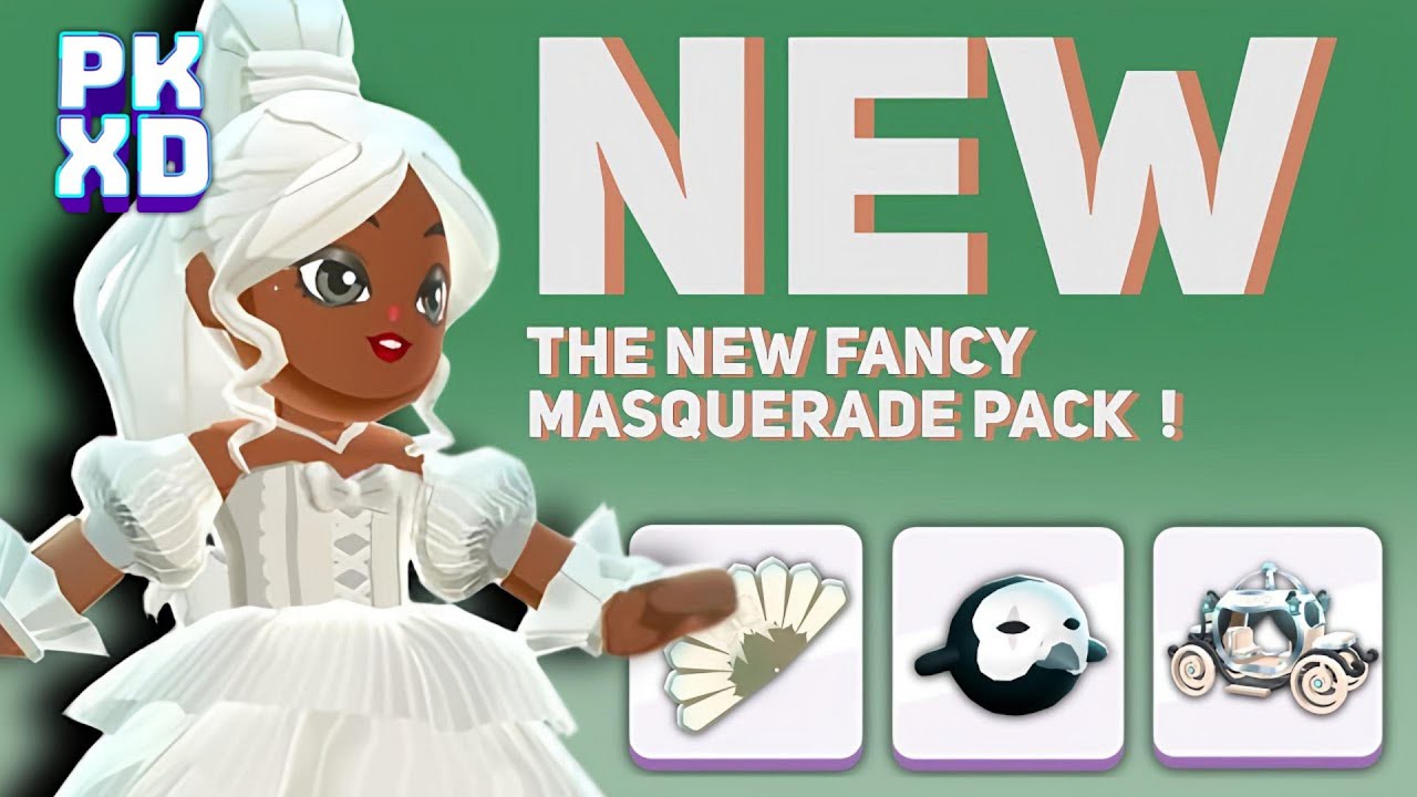 🤩 The New Fancy Masquerade Pack Review ! 🤫 PK XD New pack 😱 - YouTube