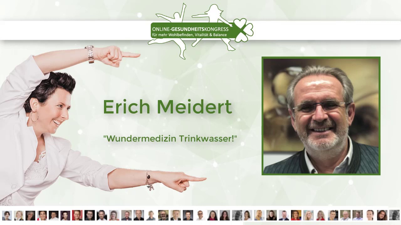 Erich Meidert im Interview zum Thema Ernährung: Wasser mit Marina Orth ...