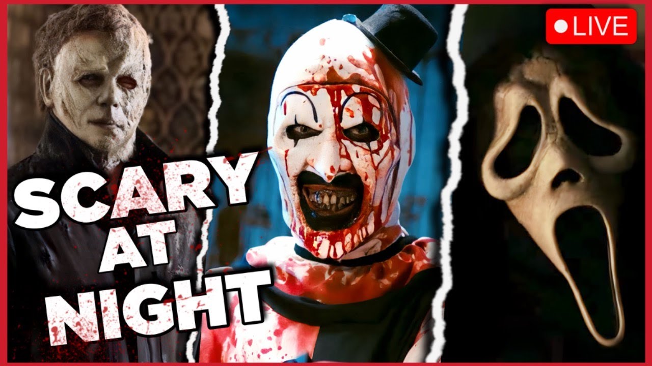 SCARY AT NIGHT *LIVESTREAM* HALLOWEEN FRANCHISE , SCREAM 7 , TERRIFIER ...