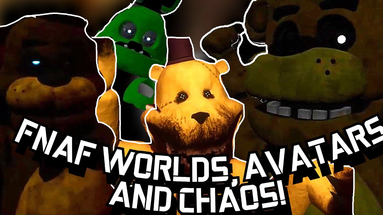CHECKING OUT FNAF WORLDS AND AVATARS WITH FANS BUT IT'S JUST CHAOS ...
