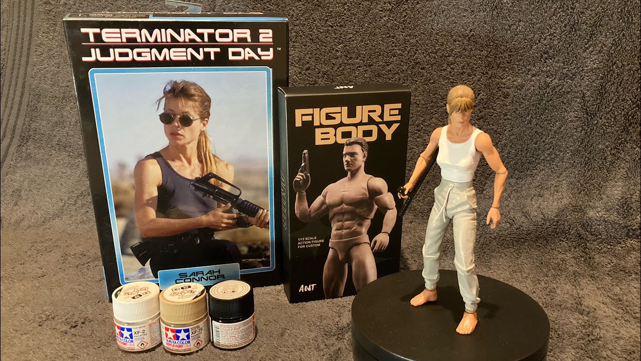 NECA Sarah Connor custom figure mental hospital #Terminator 2 - YouTube