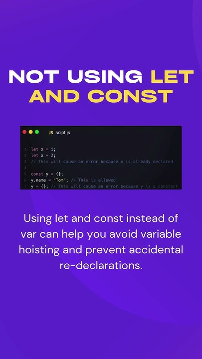 Mistakes To Avoid As A Javascript Developer 🔥 | Numrex - YouTube