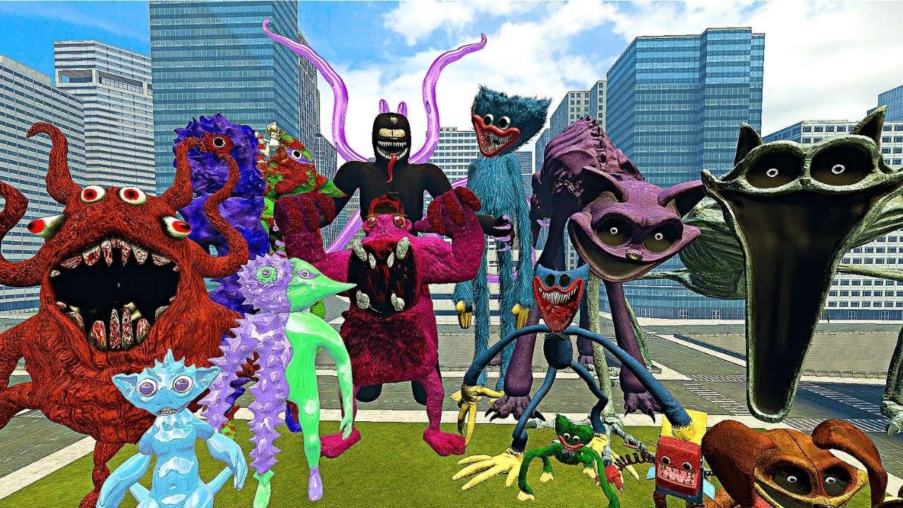 NEW TITAN POPPY PLAYTIME BOSS VS ALL GARTEN OF BANBAN BOSS In Garry's ...