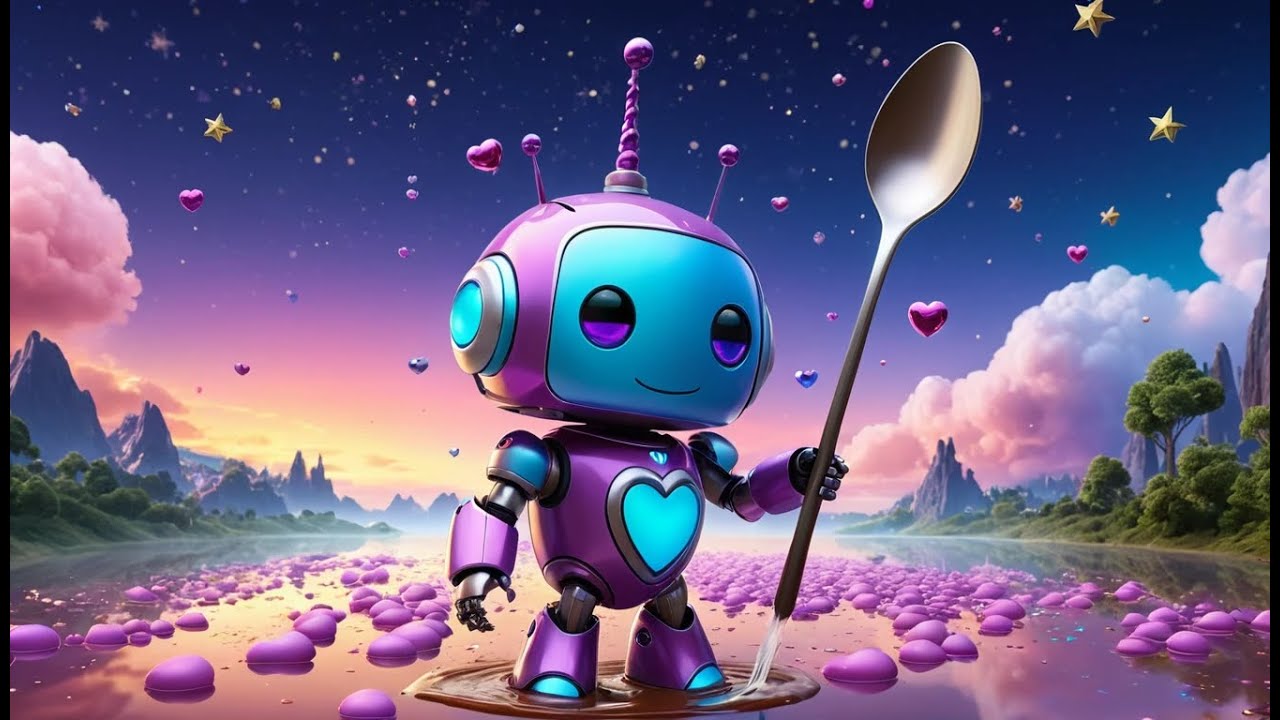 Rainbow Robot and the Chocolate Machine | Sweet Robot Song for Kids ...