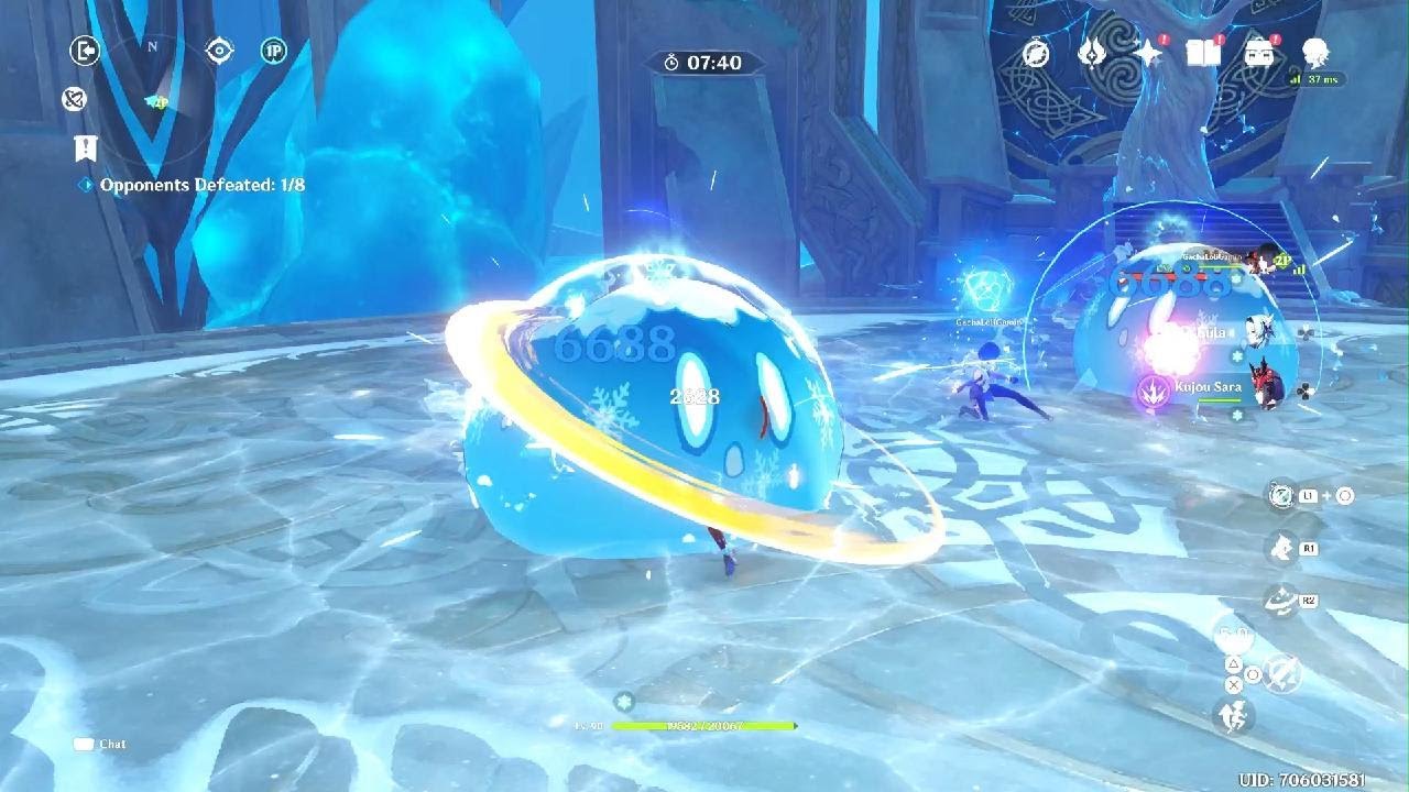 Genshin Impact - Domain Of Mastery: Frosted Altar IV - YouTube