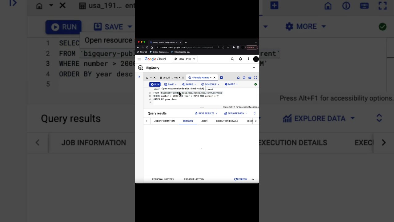 How To Save SQL Queries On Big Query A Step by Step Guide YouTube How To Save SQL Queries On Big Query A Step by Step Guide YouTube