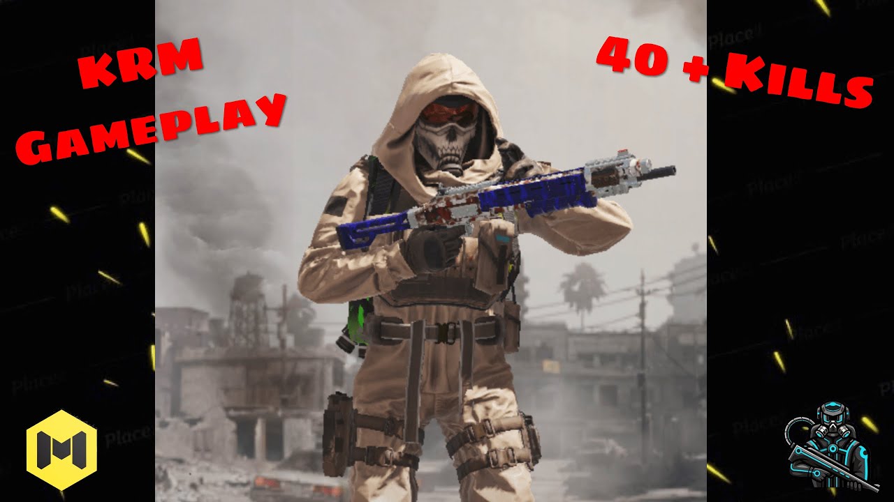 COD Mobile//BRAND NEW GUN KRM 40+ KILLS Gameplay// Intense close ...