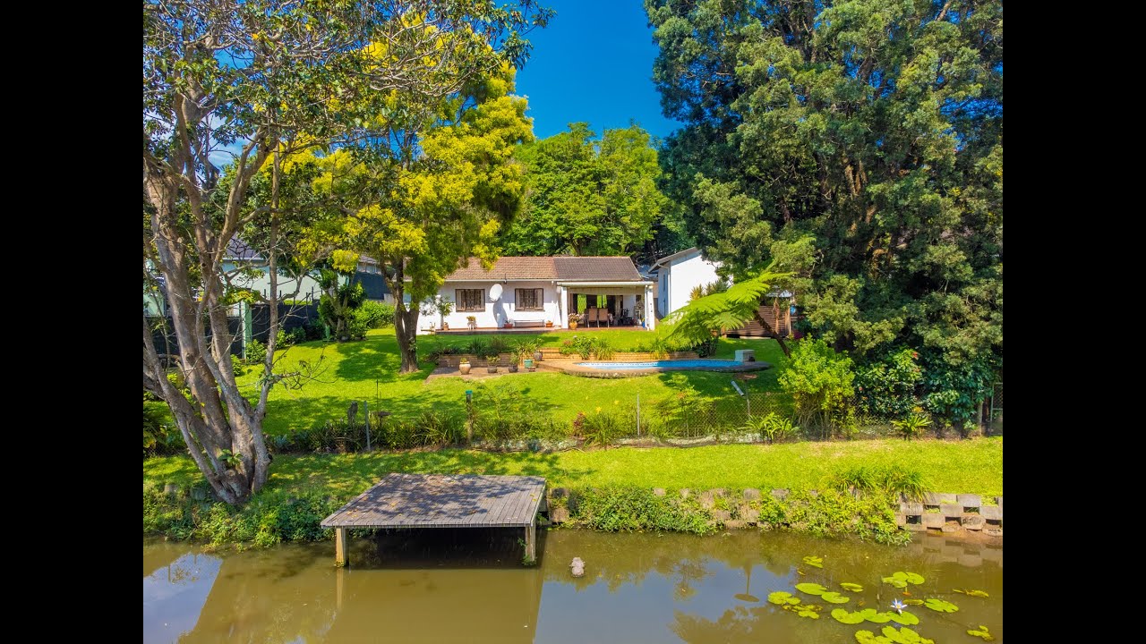 Waterfall | Stunning Home With Your Own Dam - YouTube