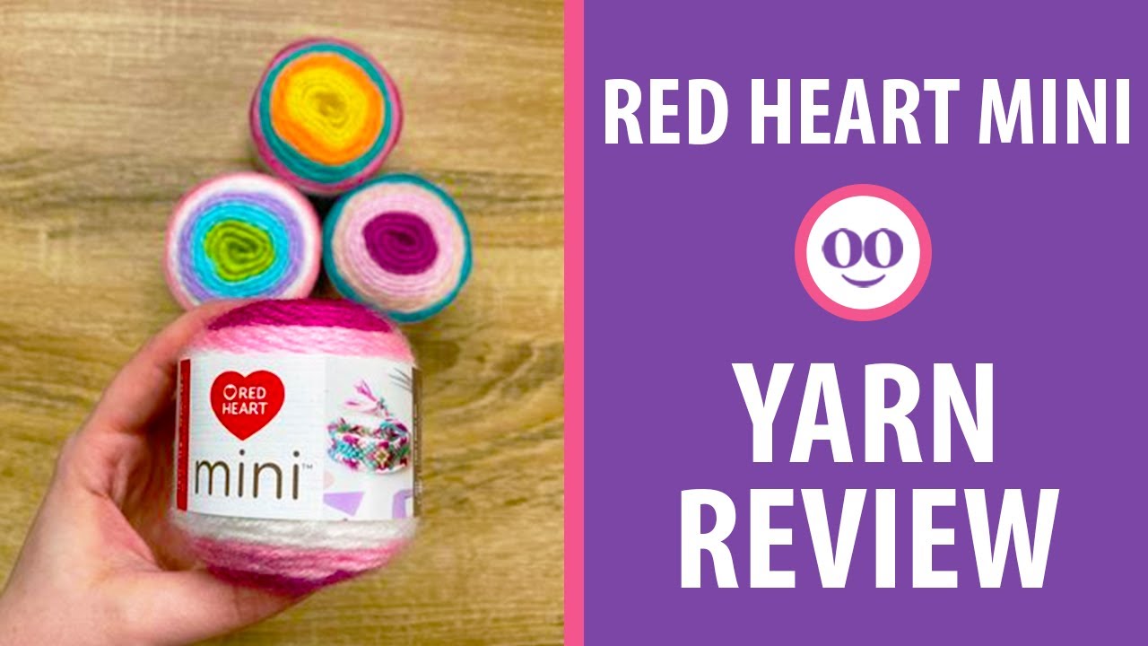 Red Heart Mini Crochet Yarn Review - YouTube