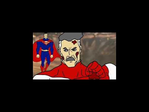 Omni-man vs Superman (Battle Of The Century) #animation #omniman #superman #flipaclip - YouTube