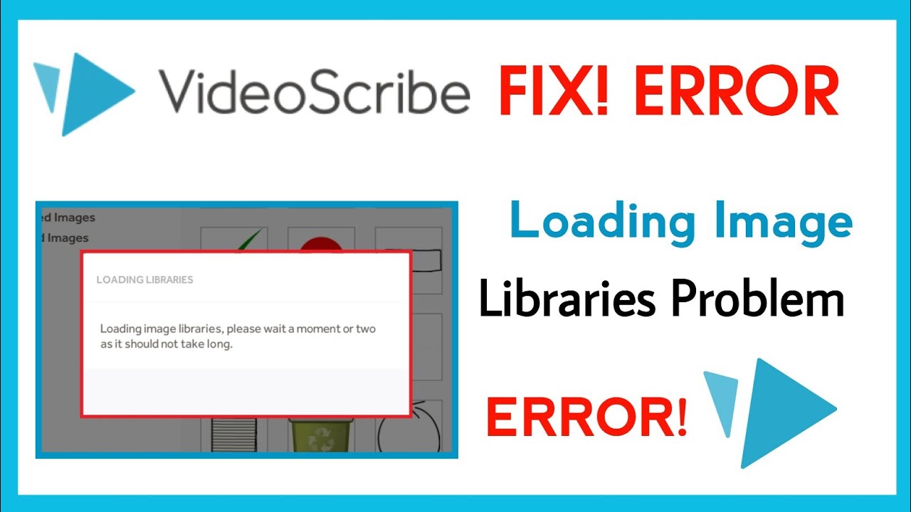 How To Solve Loading Image Libraries Problem In Videoscribe |2020|Gyani Baba 2.0 - YouTube