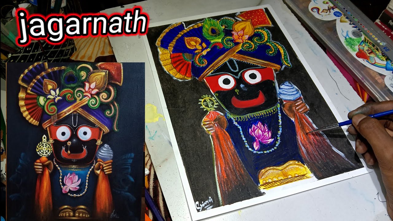 Lord Jagannath Drawing,Rath Yatra Special Drawing,Step By Step For ...