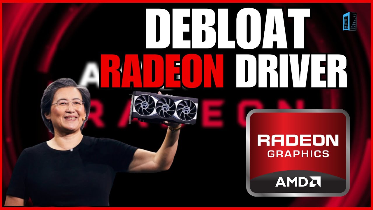 Debloat your AMD Radeon driver - YouTube