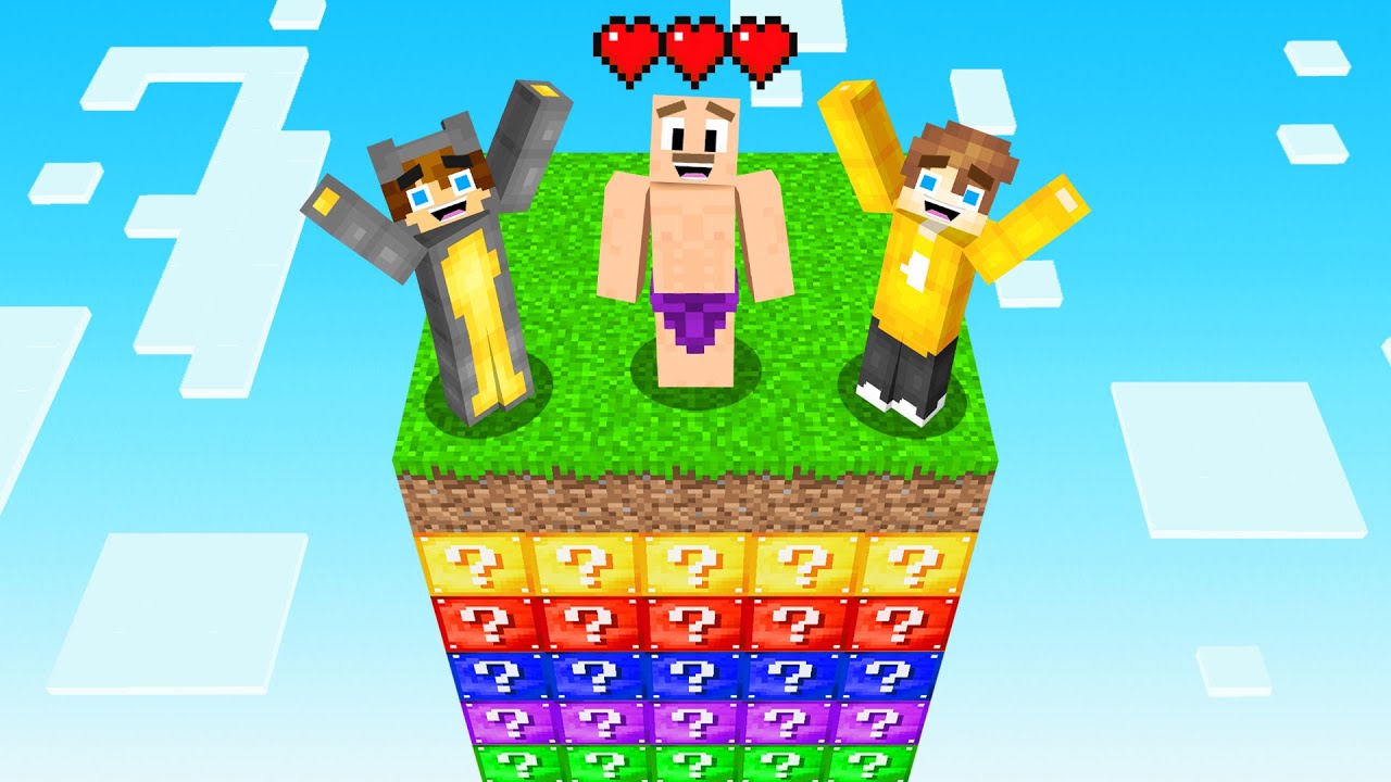 Can We Survive One LUCKY CHUNK in Minecraft? - YouTube