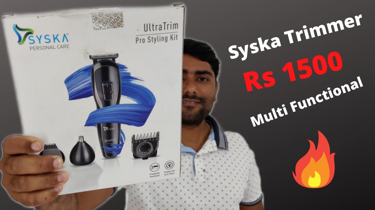 Syska HT3333K Unboxing and Review | Best Trimmer | Syska Trimmer ...