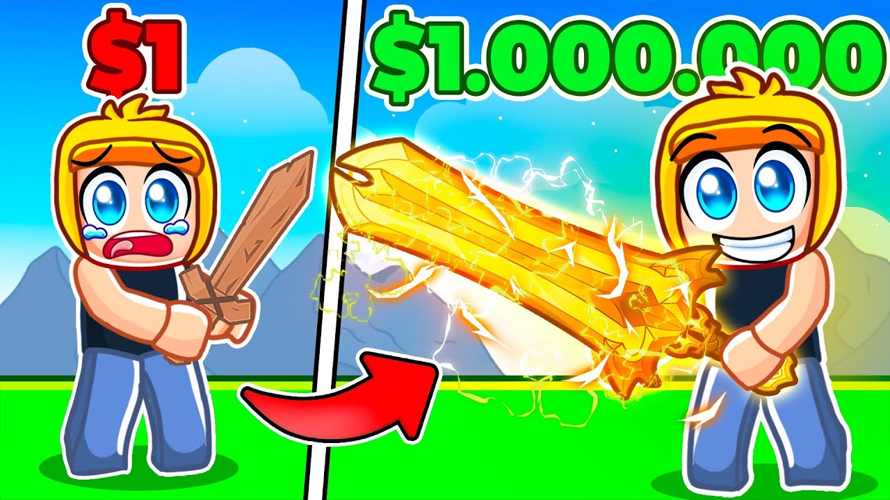 Upgrading from Noob to GOD SWORD in Roblox Sword Master Simulator ...