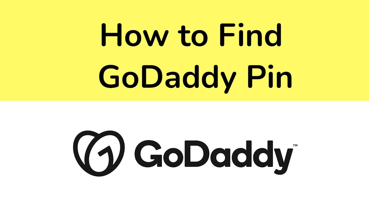 How to Find GoDaddy Support Pin or Customer Pin? - YouTube