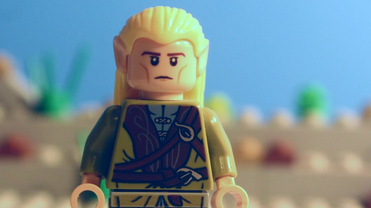 Taking the hobbits to isengard in Lego (stop motion) - YouTube