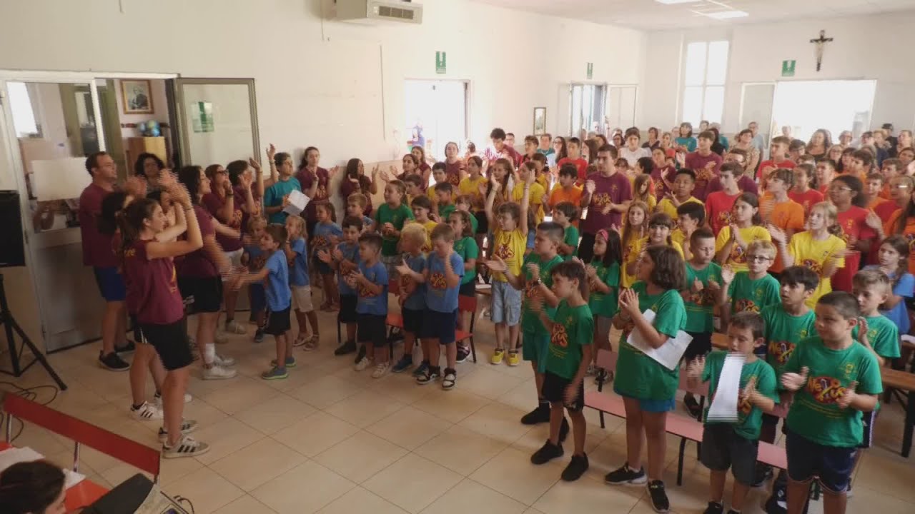 A Monleone di Cicagna l'oratorio estivo nel segno della "Gioia" - YouTube