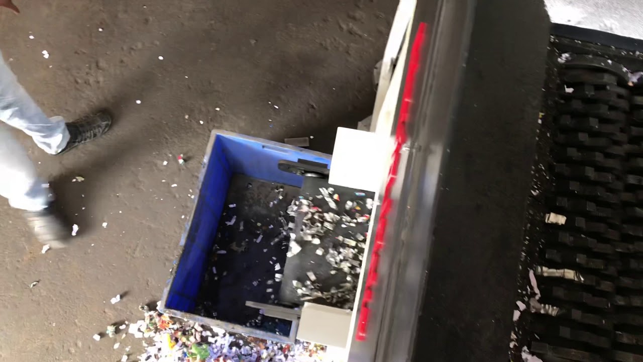 Metal Oil Tin Shredder, Oil Barrel Shredder, Metal Drum Shredding ...