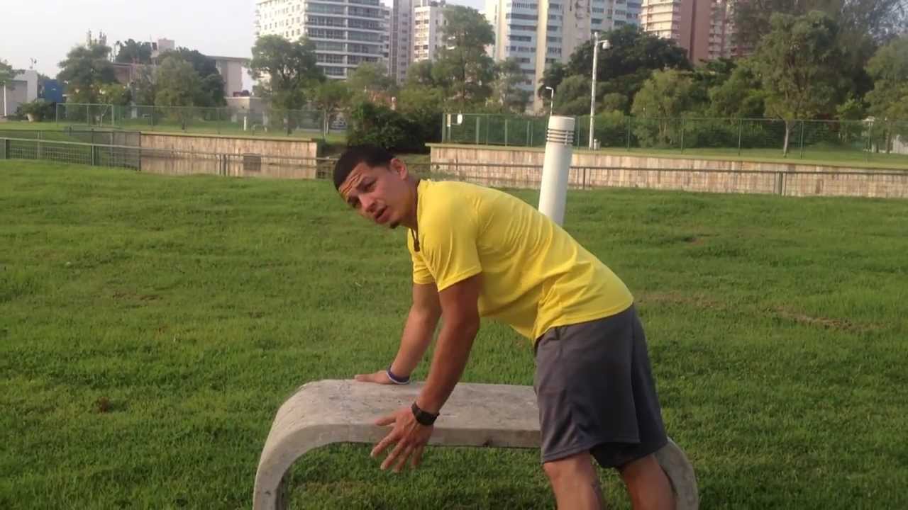 Bench Hops - Cardio - YouTube