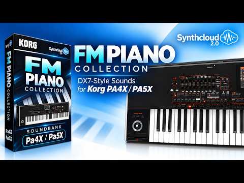 KORG PA5x / PA4x with DX7-Style FM Piano Sounds - FM PIANO COLLECTION