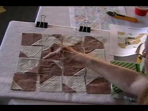 Dog Bone Quilt Block - YouTube