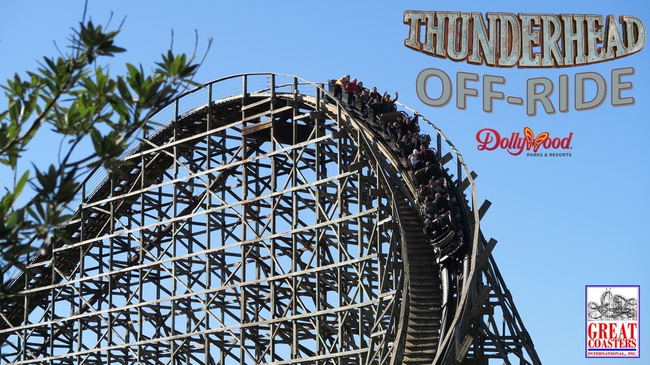 Thunderhead Off-Ride Footage, Dollywood GCI Wooden Roller Coaster | Non-Copyright - YouTube