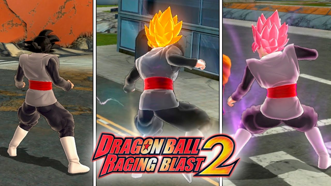NEW Goku Black Model Import All Transformations In Dragon Ball Raging ...
