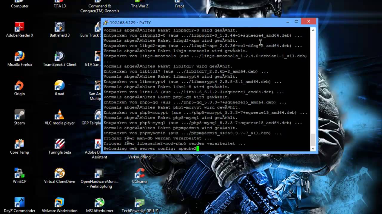 [TUTORIAL] Webserver auf vServer installieren - YouTube