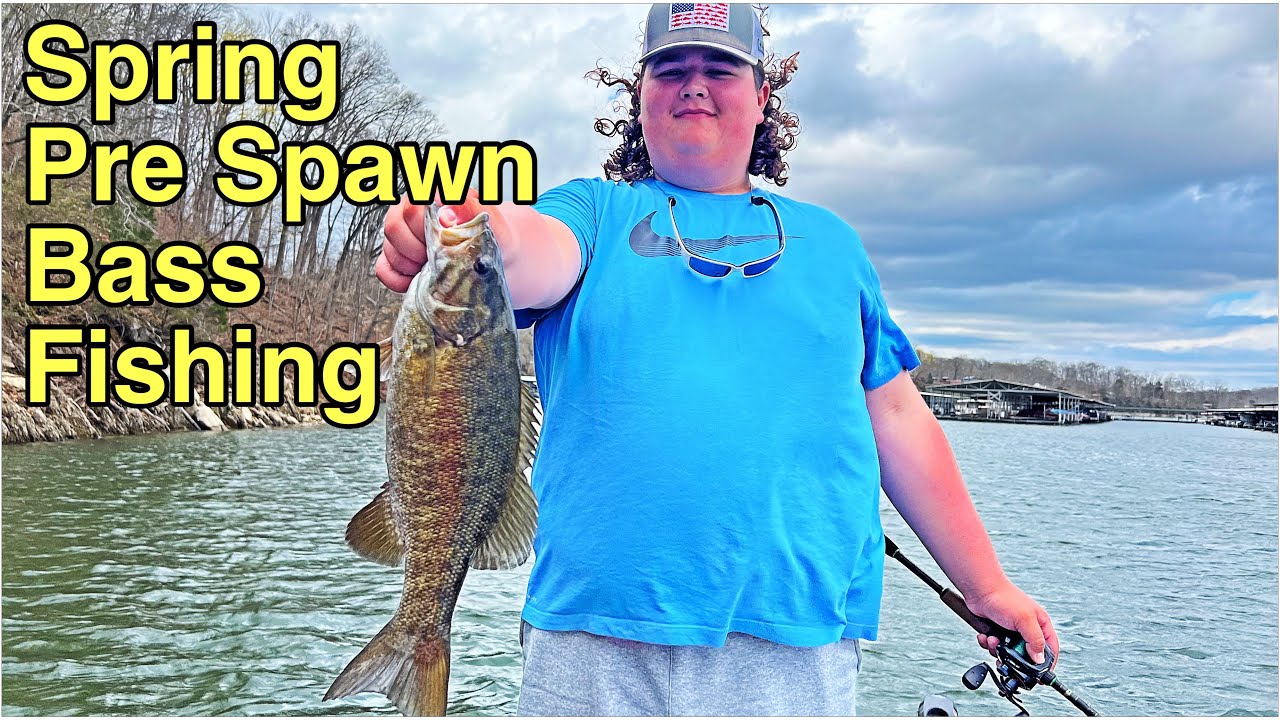 Pre Spawn Bass Fishing | Early Spring Bass Fishing | Football Jig For ...