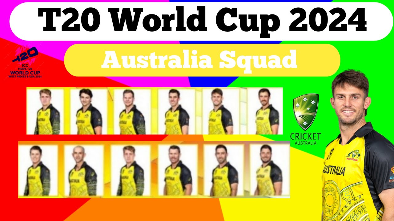 Australia T20 World Cup Squad 2024: ALL Players REVEALED and Analyzed ...